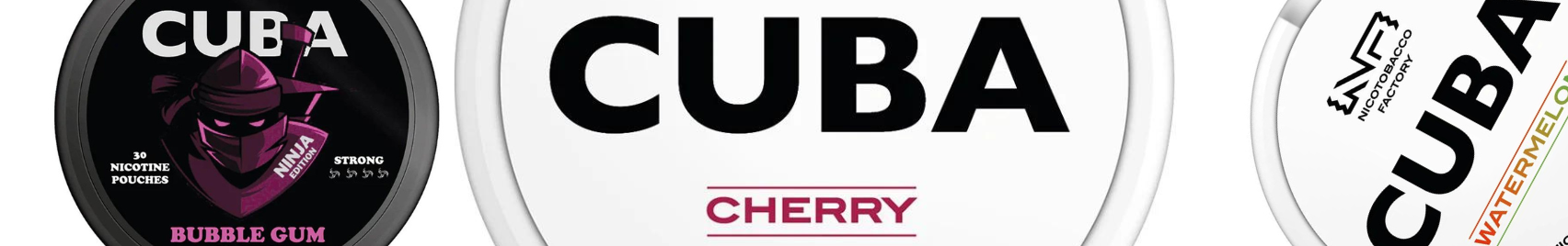 CUBA Nicotine Pouches | Nicopods | White Snus