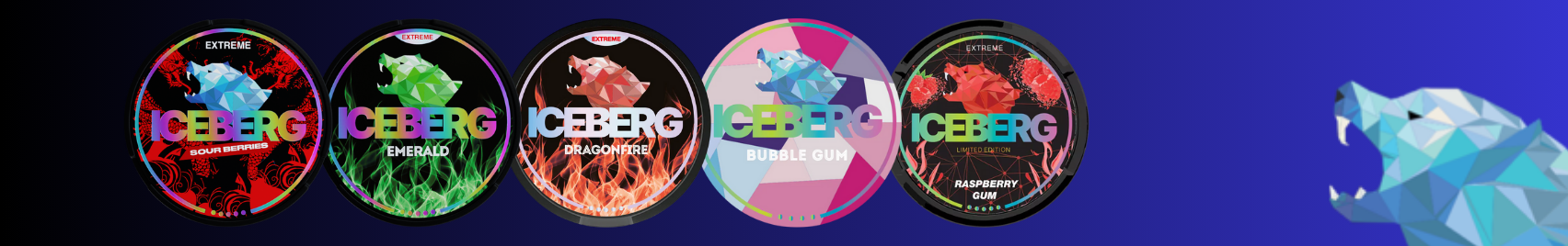 Iceberg nicotine pouches | Nicopods | White Snus